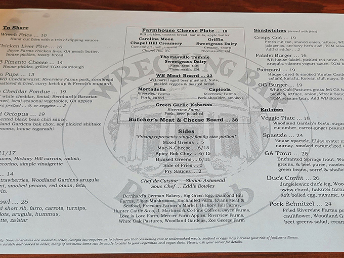 The menu reads like a love letter to local farms, with each ingredient getting the respect it deserves before becoming your next favorite meal.