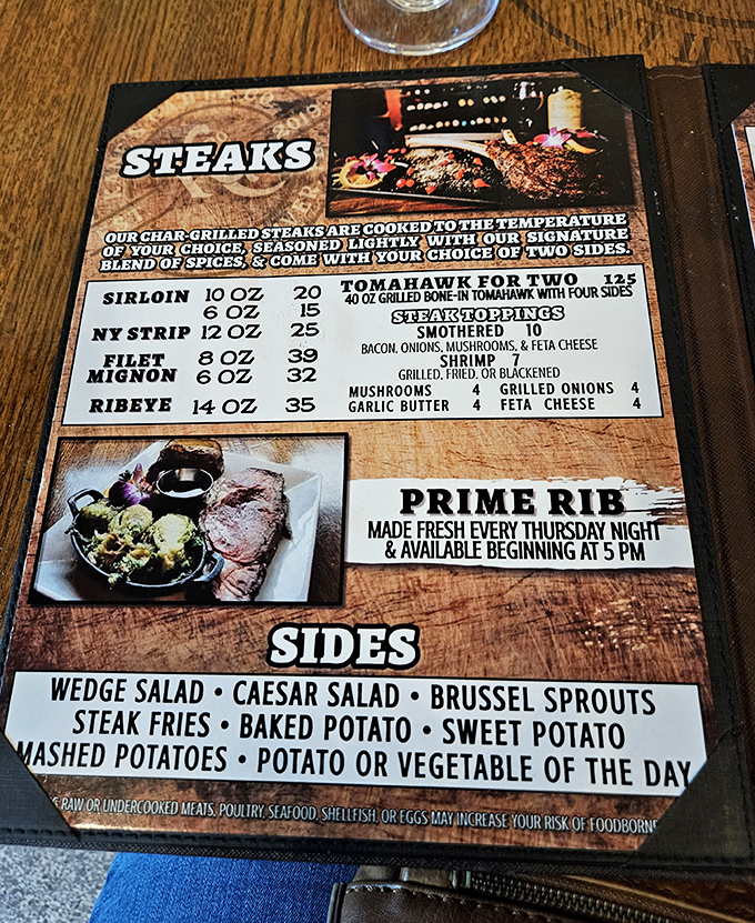 The dining room's western mural and terracotta walls transport you to cattle country without leaving Florida's Gulf Coast.