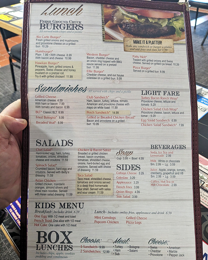 A menu that reads like comfort food poetry. No molecular gastronomy here&mdash;just the promise of a fried bologna sandwich that might change your life.