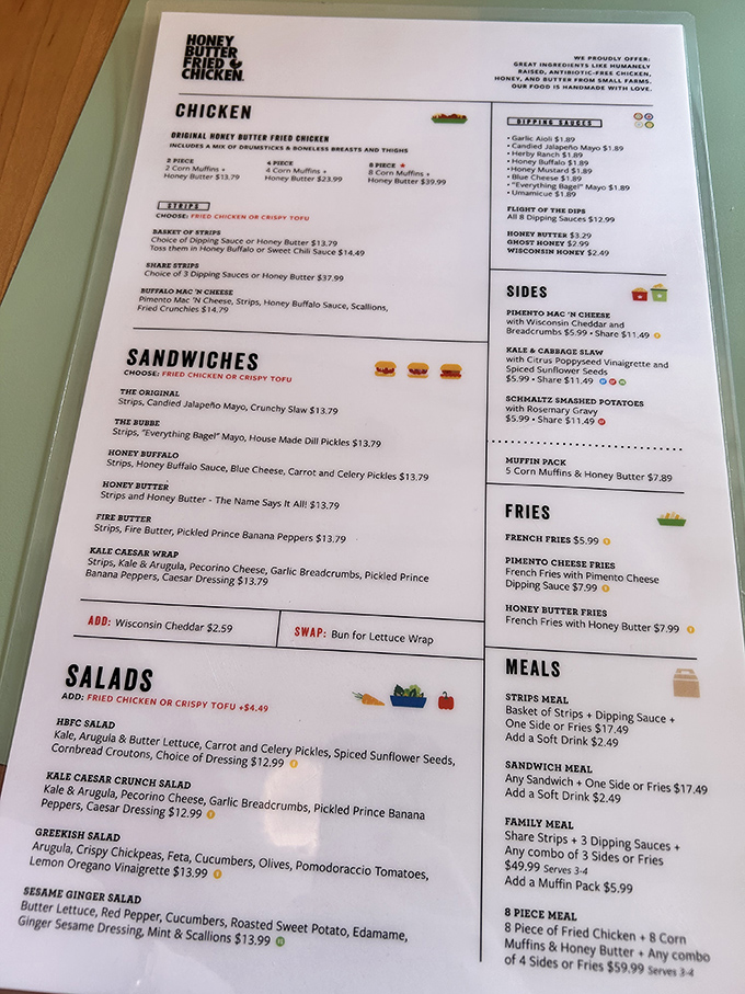 This menu isn't just a list of options&mdash;it's a roadmap to happiness, with every path leading to something delicious.