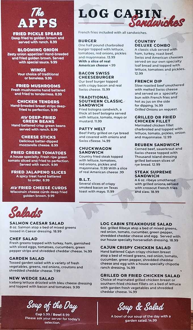 A menu that reads like a love letter to Southern cuisine&mdash;each item promising the kind of satisfaction money can't buy.