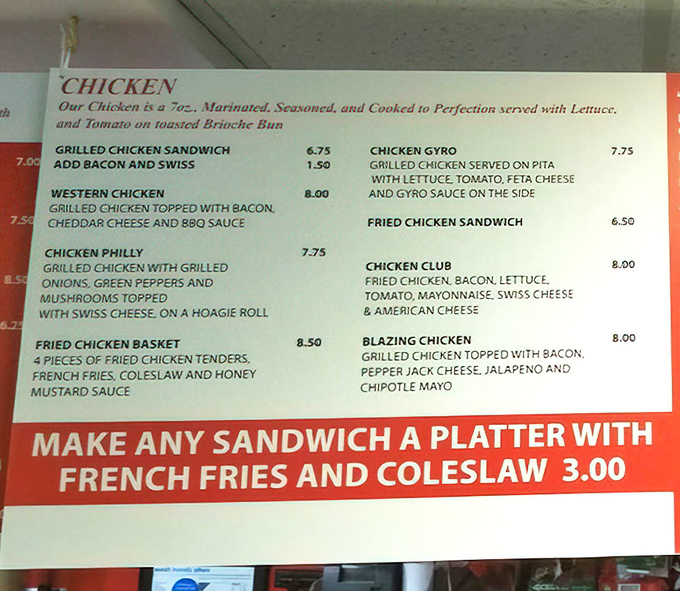 The chicken section of the menu reads like poetry to poultry lovers&mdash;each option more tempting than the last.