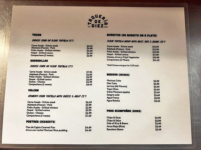 The menu&mdash;a straightforward manifesto of Mexican classics executed with precision. No fusion confusion, just time-honored recipes done right.