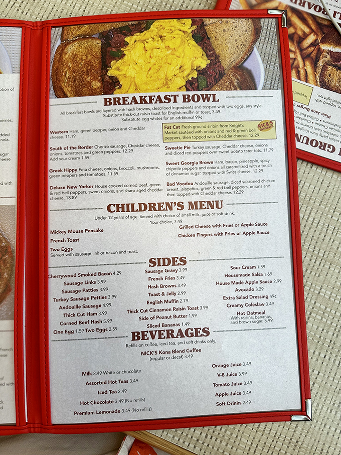 The menu reads like a love letter to morning hunger, with breakfast bowls that promise to turn any day around before it's properly begun.