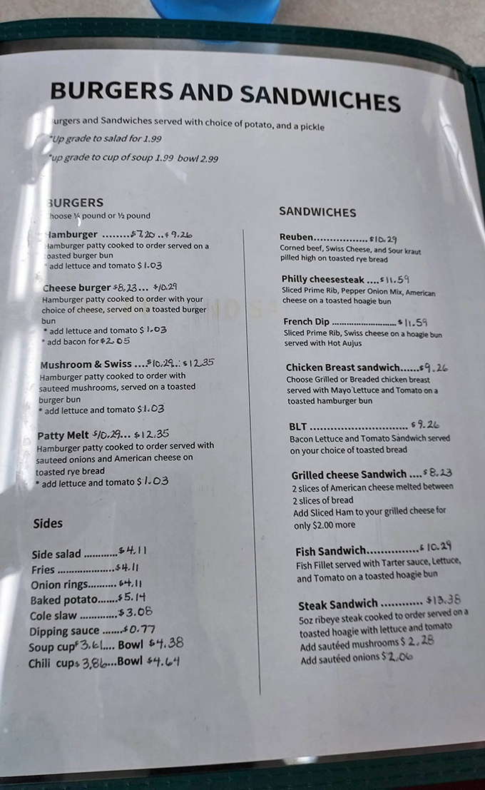 The menu reads like a love letter to Midwest comfort food&mdash;burgers, sandwiches, and all the fixings that make life worth living.