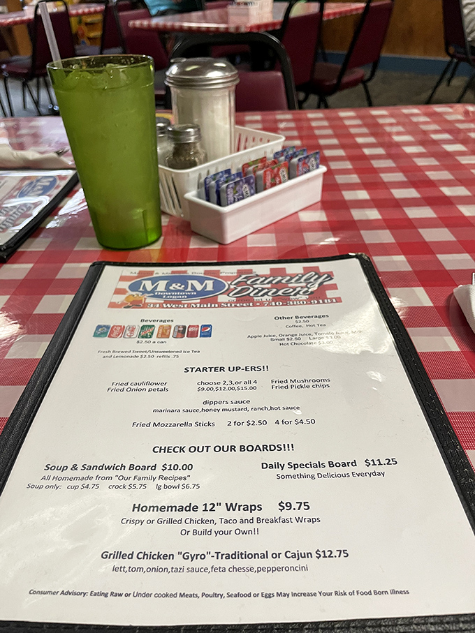 The menu tells you everything you need to know&mdash;this is a place that takes "family recipes" seriously. Breakfast all day is never a bad idea.