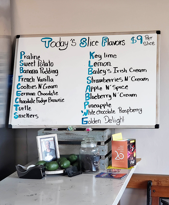 This isn't just a menu &ndash; it's a roadmap to happiness. From Praline to Bailey's Irish Cream, each flavor represents a different path to dessert nirvana.