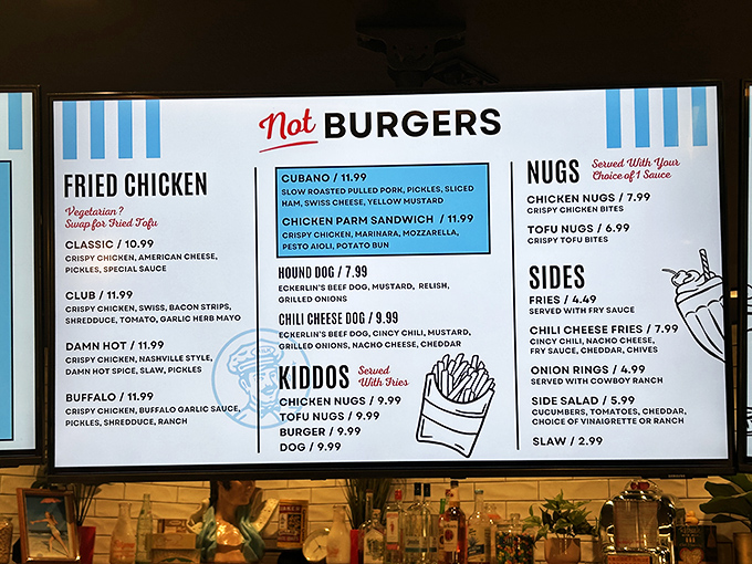 That menu board's like a greatest hits album &ndash; every track's a banger, no skippable songs in sight.