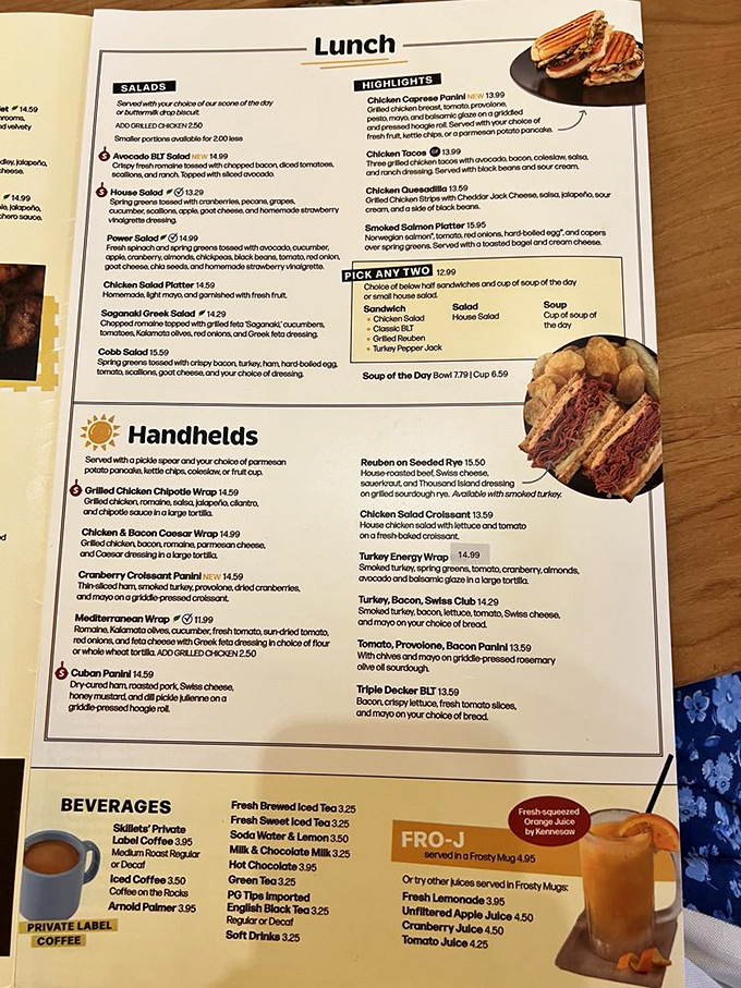 A menu that reads like breakfast poetry. Each description promises a morning adventure worth setting the alarm for.