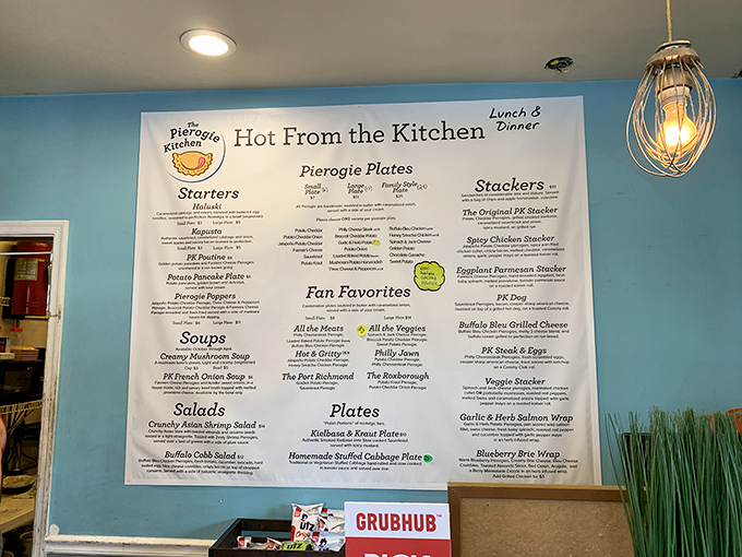 Sometimes the best menus are the ones that don't need fancy fonts &ndash; just honest food described plainly.