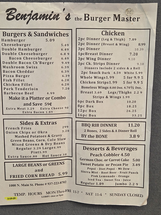 The menu reads like a love letter to American classics&mdash;burgers, chicken, ribs, and yes, that legendary lasagna that keeps locals coming back decade after decade.