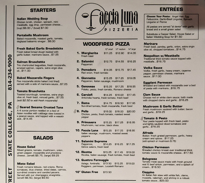 The menu reads like a love letter to Italian cuisine &ndash; simple, straightforward, and promising the kind of satisfaction only wood-fired perfection delivers.