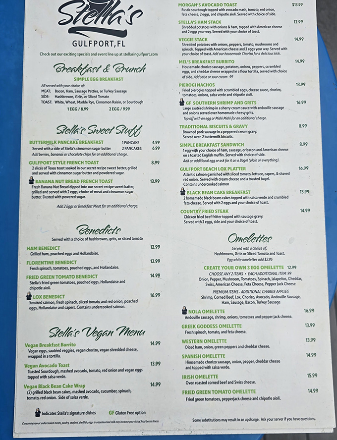 The menu reads like a love letter to morning indulgence. From benedicts to vegan options, Stella's ensures nobody leaves hungry&mdash;or uninspired.