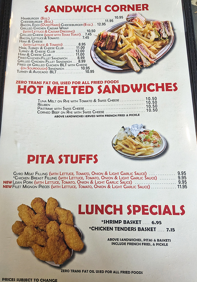The menu at Pocahontas doesn't mess around&mdash;from hot melted sandwiches to pita stuffs, they understand that breakfast champions sometimes need lunch backup.