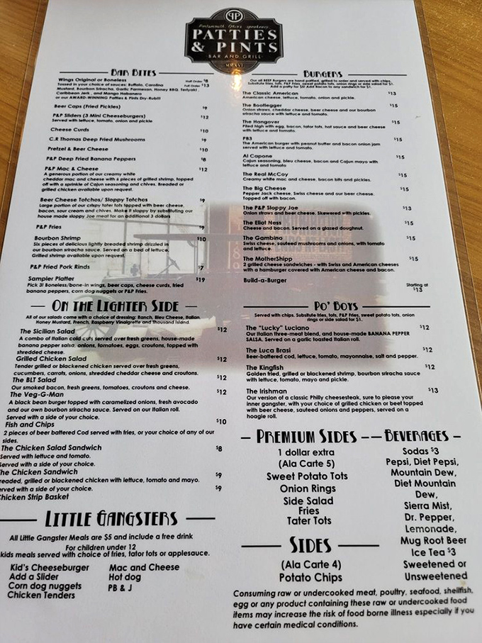 The menu reads like a love letter to comfort food &ndash; burgers with personality, sandwiches with attitude, and sides that refuse to be upstaged.