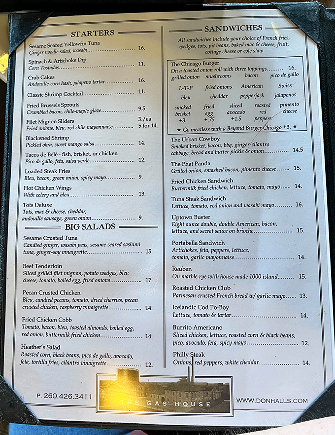 This menu isn't just food options&mdash;it's a roadmap to happiness. The Urban Cowboy sandwich alone is worth the drive.