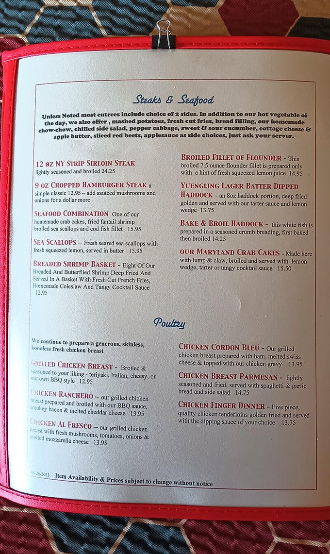 The menu reads like a love letter to carnivores. No deconstructed anything here&mdash;just honest food with portions that'll make your cardiologist wince.