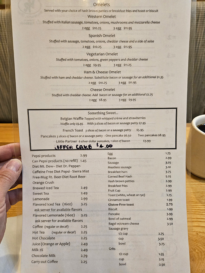 This menu isn't trying to impress food critics with fancy terminology&mdash;it's promising honest-to-goodness comfort that your grandmother would approve of.