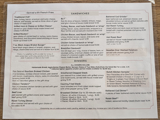 A menu that reads like your grandmother's recipe box, if she'd been secretly training at culinary school.