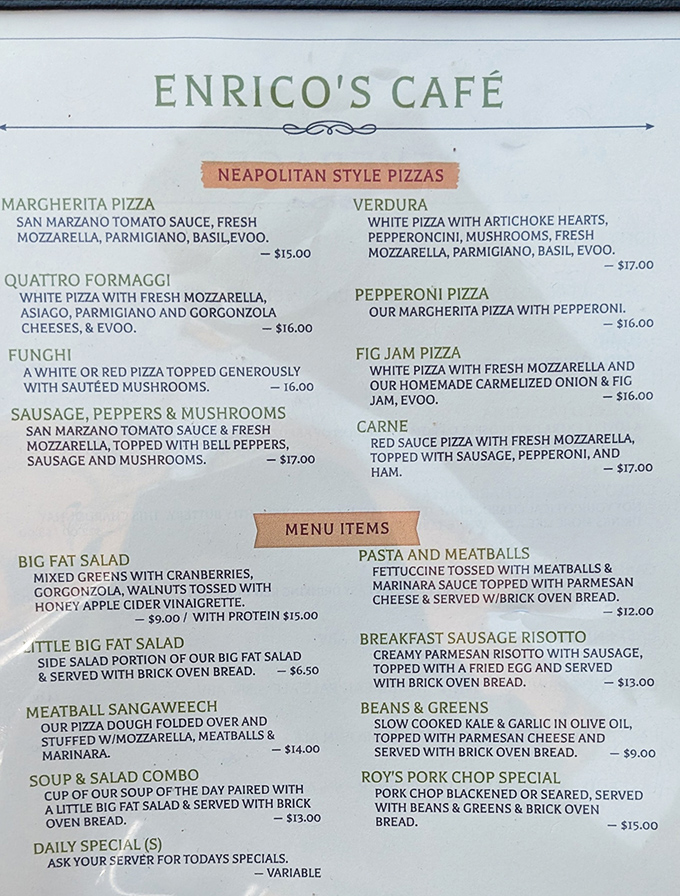 The menu reads like a love letter to Italian simplicity&mdash;where every dish promises comfort without pretension.