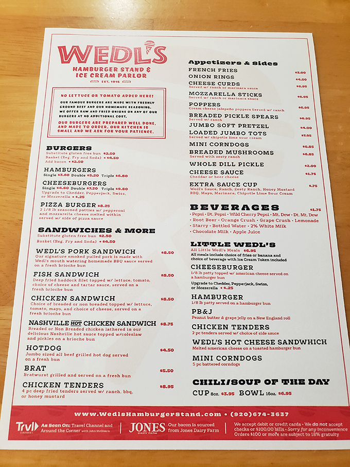 A menu of straightforward deliciousness. No pretentious ingredients or fancy descriptions&mdash;just honest food that speaks for itself.