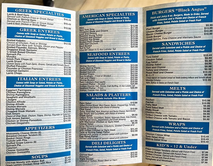 The breakfast menu reads like a love letter to morning indulgence &ndash; where else can you find a Pinecone Omelet alongside Marion Berry Pancakes that would make Paul Bunyan himself request seconds?