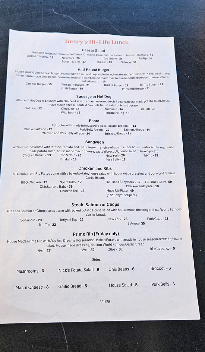 The menu reads like a love letter to carnivores. No molecular gastronomy here, just straightforward promises of meat prepared with respect.