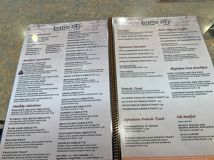 A menu that reads like a love letter to breakfast classics. The hardest relationship in Exton might be choosing just one dish.