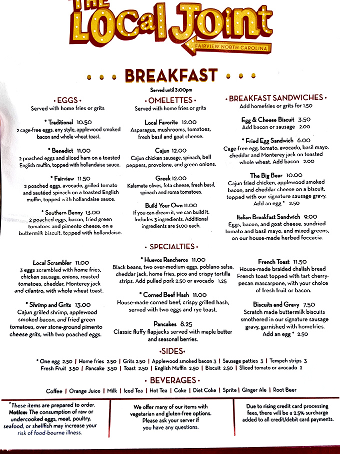 The breakfast menu reads like poetry to hungry souls &ndash; Benedict variations that would make the Pope himself convert.