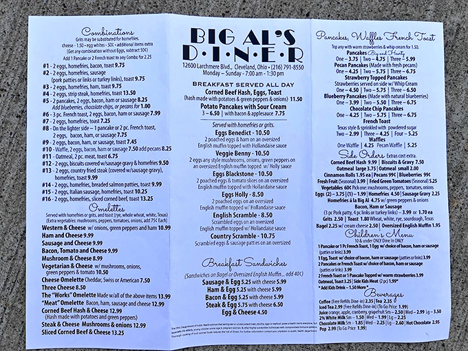 This menu isn't just a list of food—it's a roadmap to happiness. Study it like you're cramming for the most delicious exam of your life.