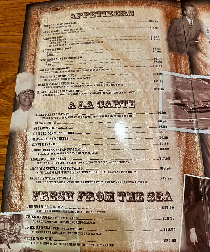 The menu reads like a coastal road trip &ndash; from Maine lobster to Alaskan crab legs. Geography never tasted so good!