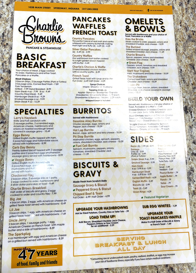 The menu reads like a love letter to breakfast classics&mdash;each item promising the comfort of tradition with the excitement of perfect execution.