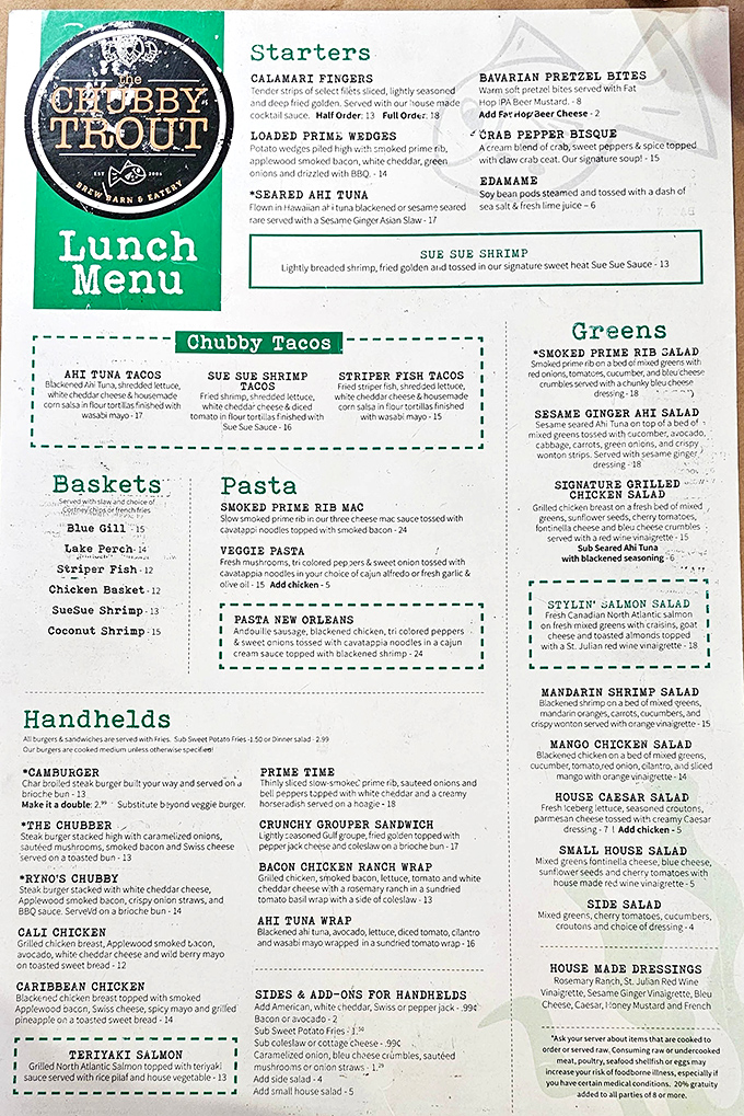 The menu reads like a love letter to seafood lovers stranded in the Midwest &ndash; Crab Pepper Bisque and Sue Sue Shrimp are just the beginning.