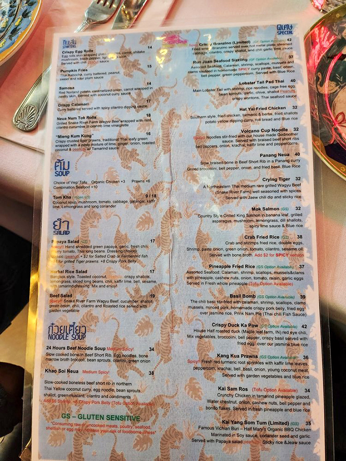 This humble menu might be the most honest love letter to baking I've ever seen. No fancy fonts needed when the food speaks volumes. 