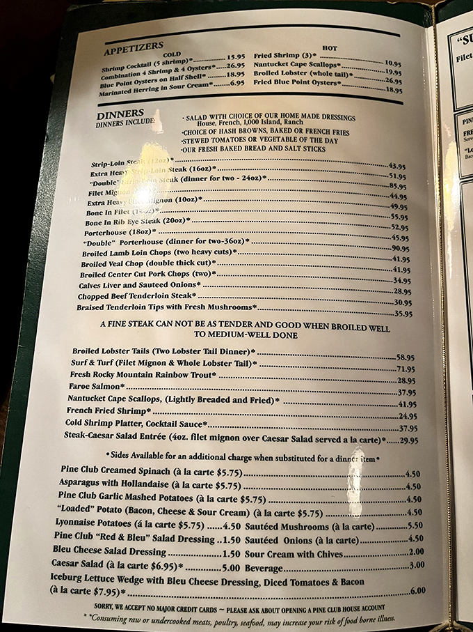 The menu reads like poetry for carnivores &ndash; straightforward offerings with no pretense, just the promise of perfectly executed classics.