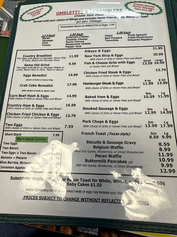 A menu that doesn't need fancy fonts or pretentious descriptions&mdash;just honest food that makes decision-making deliciously difficult.