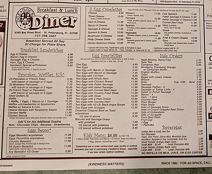 A menu that doesn't need fancy fonts or culinary buzzwords&mdash;just honest breakfast classics that have stood the test of time.