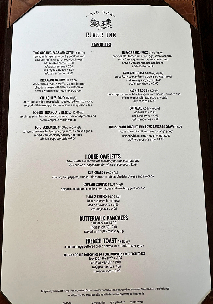 This menu reads like a love letter to comfort food. The hardest relationship you'll have today is choosing just one dish.