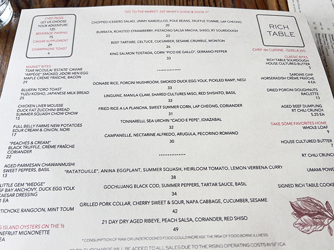 The menu reads like a fever dream where mushrooms become doughnuts and sardines find their potato soulmates.