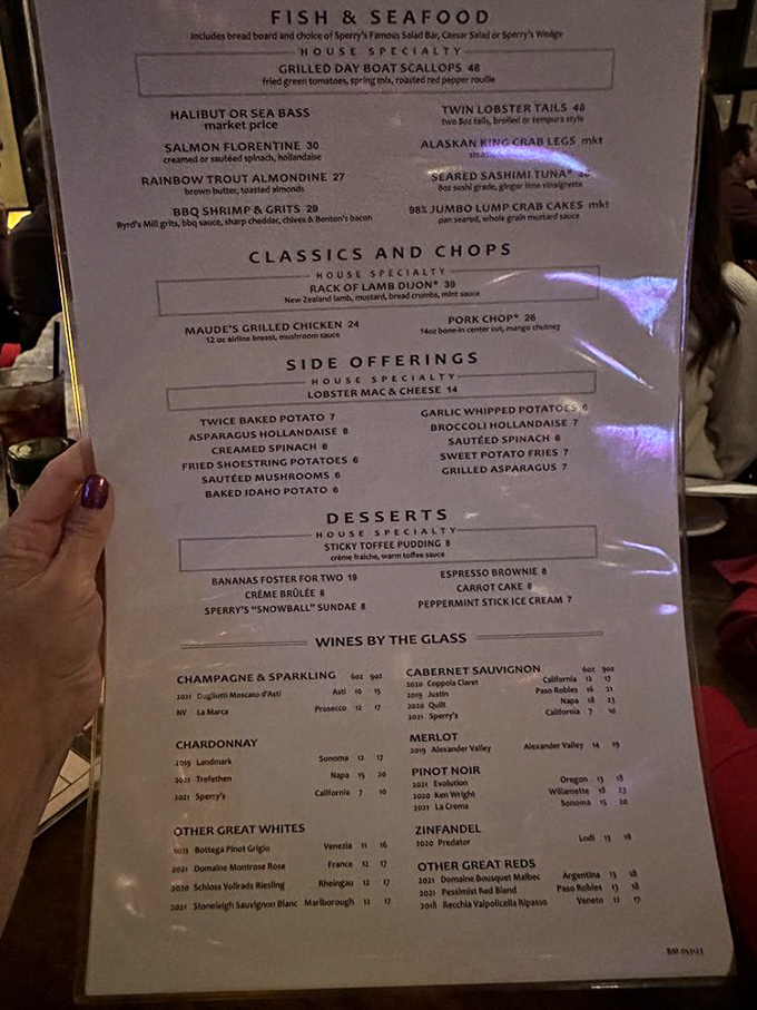 A menu that reads like a love letter to carnivores and seafood enthusiasts alike. Decisions have never been so deliciously difficult.