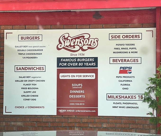 The menu board tells a story of simplicity and focus&mdash;when you've perfected your craft over decades, you don't need endless options.