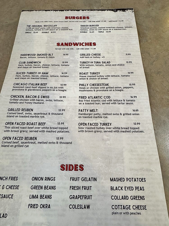 This menu isn't just a list of food&mdash;it's a roadmap to happiness. The hardest decision you'll make today is choosing between all these comfort classics.