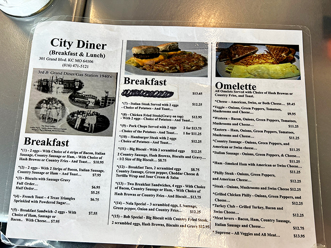 This menu isn't trying to reinvent the wheel&mdash;it's perfecting it. Breakfast sandwiches, omelets, and pancakes that would make your grandmother proud.