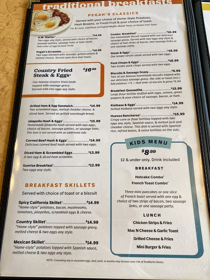 The breakfast menu reads like a love letter to morning indulgence &ndash; each option more tempting than the last.