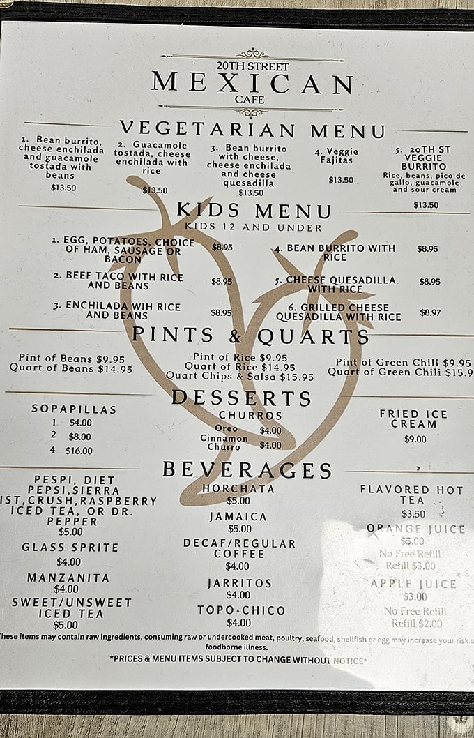 The Mexican menu offers a delightful detour from diner classics, proving this caf&eacute; understands Denver's multicultural appetite.