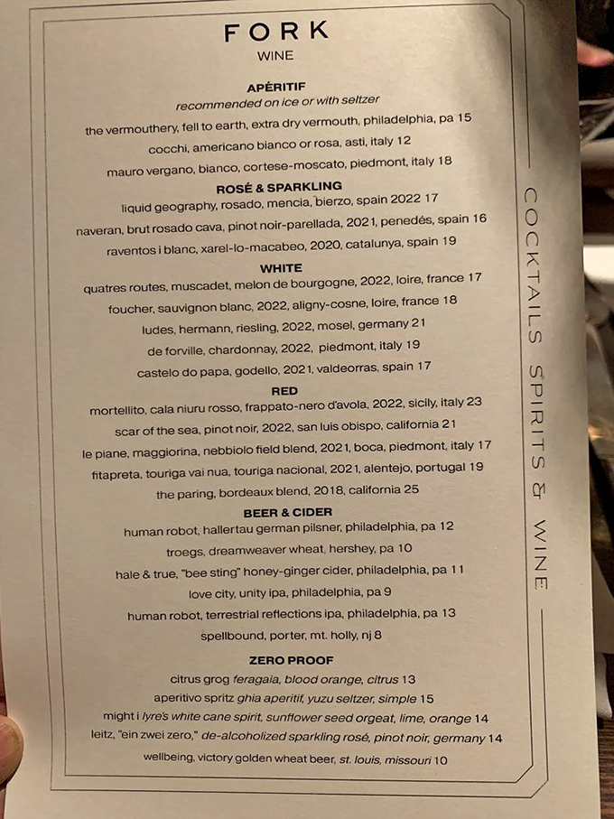 This isn't just a wine list&mdash;it's a passport to global vineyards. From Philly vermouths to Italian treasures, each selection tells a story worth savoring.