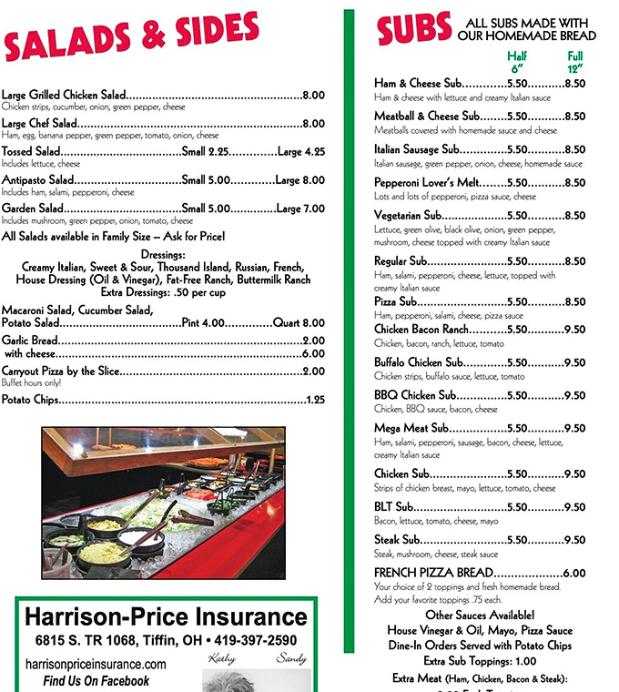 A menu that doesn't need fancy fonts or pretentious descriptions. Just honest food with enough variety to satisfy everyone from salad-seekers to sub-enthusiasts.