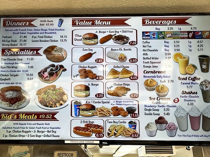 The menu board&mdash;a masterpiece of possibility. Like reading the table of contents to a delicious novel where every chapter ends with satisfaction.