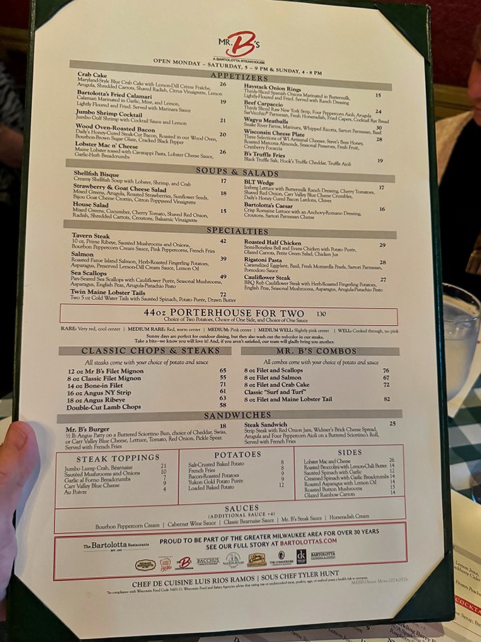 This menu isn't just a list of food&mdash;it's a love letter to carnivores with a supporting cast of seafood that would make Neptune jealous.