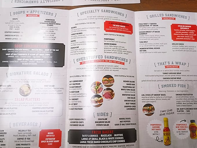 The menu reads like a love letter to Jewish deli classics &ndash; each description promising a sandwich that requires both hands and several napkins.